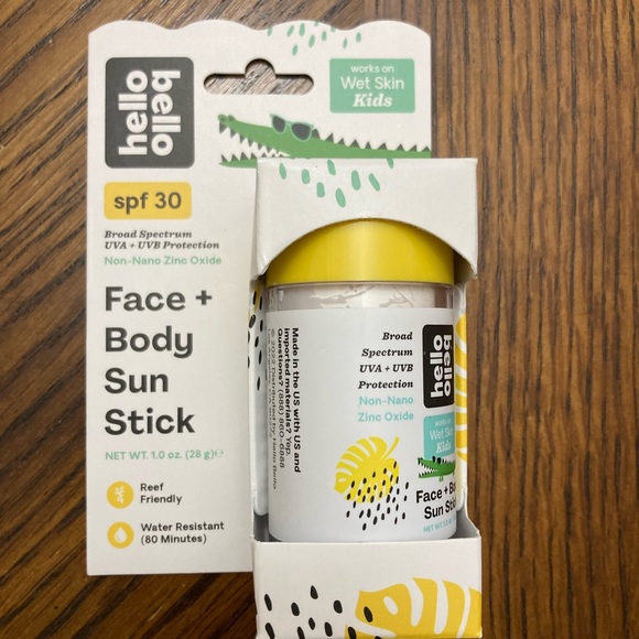 Skincare | Nwt Hello Bello Spf 3 Face Body Sunscreen Stick | Poshmark